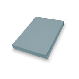 H.G. Hahn-Haustextilien Spannbettlaken Jersey aqua