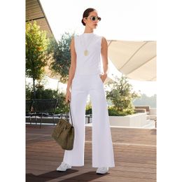 Sassenbach Sporty-Blazer, -Pants oder -Shirt, Sporty-Shirt - 34 - Wei&szlig;, Damen, aus Polyamid