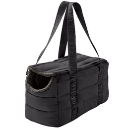 Hunter 2-in-1 Hunde-Tragetasche und Decke Seoul schwarz / one-size