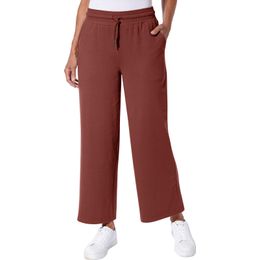 CR&Eacute;ATION L Damen Sweathose mit Rundum-Dehnbund rotbraun Gr&ouml;&szlig;e 36