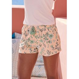 Lascana Damen Pyjamashorts, Rosa, Gr. 44/46, Pyjamas, Material: Polyester