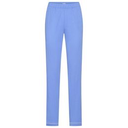 Lascana Pyjamahose blau Gr. 32/34 f&uuml;r Damen. Basic. Nachhaltig.