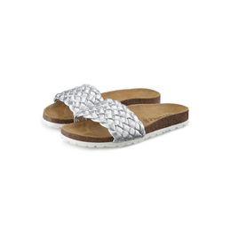 Vivance Pantolette 'Mule, Sandale, offener Schuh, Sommerschuh,' grau Gr. 39 f&uuml;r Damen