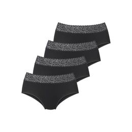 Lascana Taillenslip schwarz Gr. 40/42 f&uuml;r Damen. Mit Spitze. Bequem. Nachhaltig.