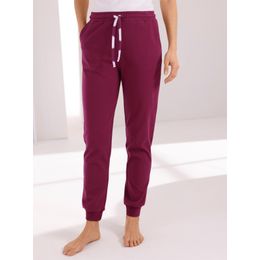 feel good Damen Dehnbund-Hose, bordeaux, Gr&ouml;&szlig;e 52/54