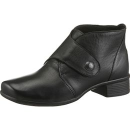 Damen Stiefelette mit Klettverschluss schwarz Gr&ouml;&szlig;e 41