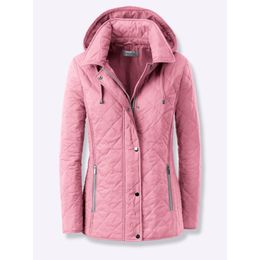 WITT Damen Winterjacke mit Schlingenknopf-Verschluss, altrosa, Gr&ouml;&szlig;e 36