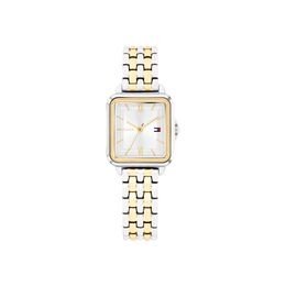 Quarzuhr Tommy Hilfiger "MIA", gold (edelstahlfarben, goldfarben), Armbanduhren, Damen, Quarzuhr, Armbanduhr, Damenuhr, Edelstahlarmband, analog