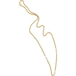 CR&Eacute;ATION L Damen Goldkette Gelbgold 375 Gr&ouml;&szlig;e ca. 19 cm lang