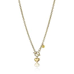 Collier MARC LAUDER "MNA05GG", gold, Halsketten, Damen, 46cm, Edelstahl, L: 46, Collier