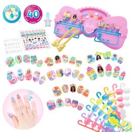 Kreativset Aquabeads "Barbie Nagelstudio", bunt, Kreativsets, Kinder