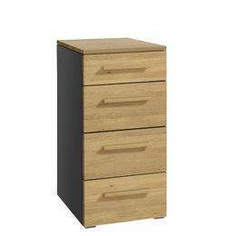 Pharao24.de Hochkommode Schubladenturm mit vier Schubladen in modernem Design