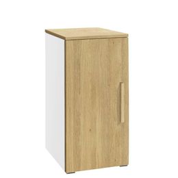 Pharao24.de Kommode Telefonschrank mit Dreht&uuml;r und Holzgriff