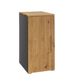 Pharao24.de Kommode Hohe Kommode mit Dreht&uuml;r 45 cm breit