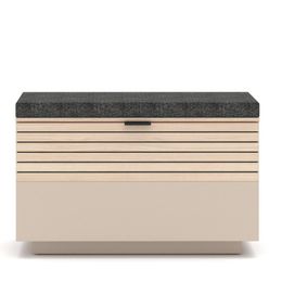 Pharao24.de Dielenbank Schuhbank in modernem Design mit einer Schuhklappe
