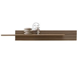 Pharao24.de Wandboard Wohnzimmerregal mit R&uuml;ckwand in modernem Design