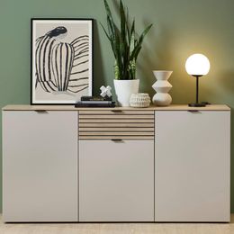 Pharao24.de Sideboard Wohnzimmer Kommode in modernem Design mit einer Schublade