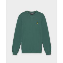 Lyle & Scott Sweatshirt mit Rundhalsausschnitt in Dunkelgr&uuml;n