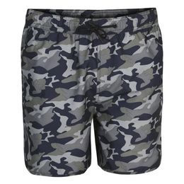 Pierre Cardin Camo Swim Short Grau