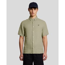 Lyle & Scott Kurzarm-Leinenhemd