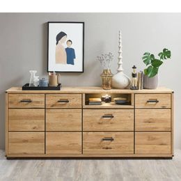 Pharao24.de Sideboard Gro&szlig;e Kommode in modernem Design mit einem offenen Fach