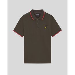 Lyle & Scott Polo-Shirt mit Kontrastkragen