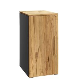 Pharao24.de Hohe Kommode Telefonschrank in Wildbuchefarben und Anthrazit