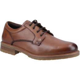 Hush Puppies Richie Leder Herren Schn&uuml;rschuhe in Tan