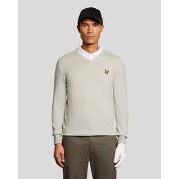 Lyle & Scott Baumwollmischung V-Ausschnitt Pullover