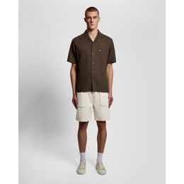 Lyle & Scott Leinen-Mischgewebe-Shorts