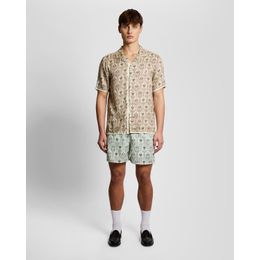 Lyle & Scott Botanische Druck Badeshorts