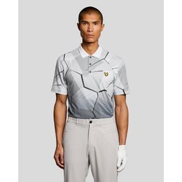 Lyle & Scott Geometrisches Grafik-Polohemd