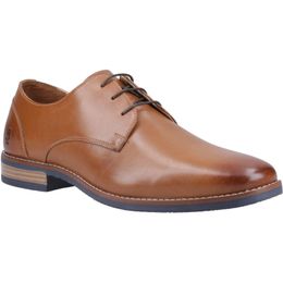 Hush Puppies Mike Leder Herren Schn&uuml;rschuhe in Tan