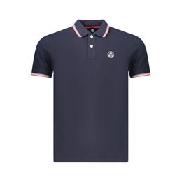 North Sails Blaues Baumwoll-Polohemd f&uuml;r Herren