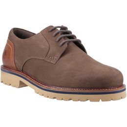 Hush Puppies Marcus Nubuk Herren Schn&uuml;rschuhe Braun