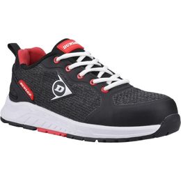 Dunlop T-Max Textil Sicherheitsschuhe f&uuml;r Herren Schwarz/Rot