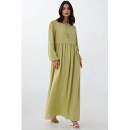 Maxikleid mit A-Linien-Schnitt und Rundhalsausschnitt