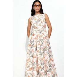 Baumwollkleid mit Spitzen details