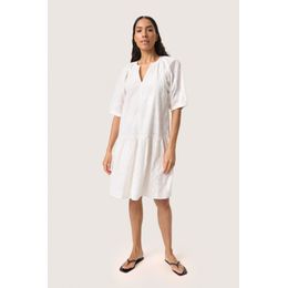 Soaked in Luxury Kleid Lockere Passform offwhite