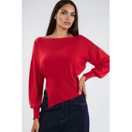 Bootsausschnitt Pullover mittlerer Dicke