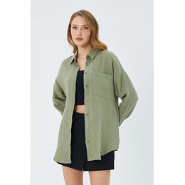 Oversize-Shirt mit Taschendetail