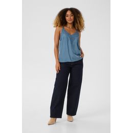 Cream &Auml;rmellose Bluse CRAnna A-shape blue