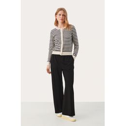 PART TWO Strickjacke TanishaPW Relaxed fit black offwhite