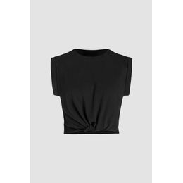 Basic Rundhals gek&uuml;rztes T-Shirt