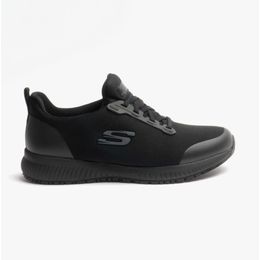 Skechers SQUAD SR Damen Weite Berufsschuhe Schwarz