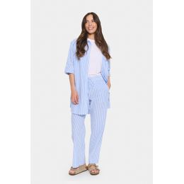 Saint Tropez Casual Hose ElmikoSZ Gerade Passform blue white