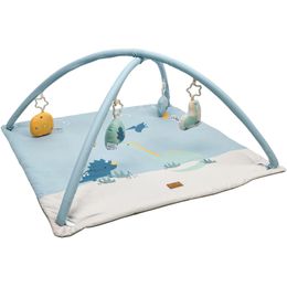 Spielbogen Sterntaler "Dino Rexi", blau (graublau), Spielb&ouml;gen, Baby, Polyester