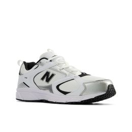Sneaker New Balance "408", Damen, Gr. 37, schwarz-wei&szlig; (wei&szlig;, schwarz,), Synthetik, Textil, Schuhe Sneaker, von dem New Balance 530 inspiriert, Topseller