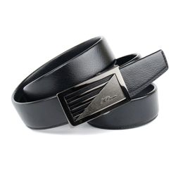 Lederg&uuml;rtel Anthoni Crown, Herren, Gr. 100, schwarz, Leder, unifarben, festlich, G&uuml;rtel Lederg&uuml;rtel, in Hirschpr&auml;gung