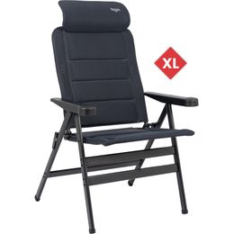 Crespo Air Deluxe Compact AP/238 Campingstuhl mit verstellbarer R&uuml;ckenlehne und Kopfst&uuml;tze XL grau - Klappst&uuml;hle